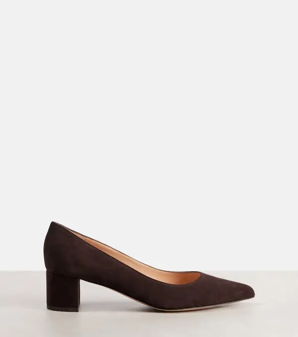 GIANVITO ROSSI Piper 45 Suede Pumps