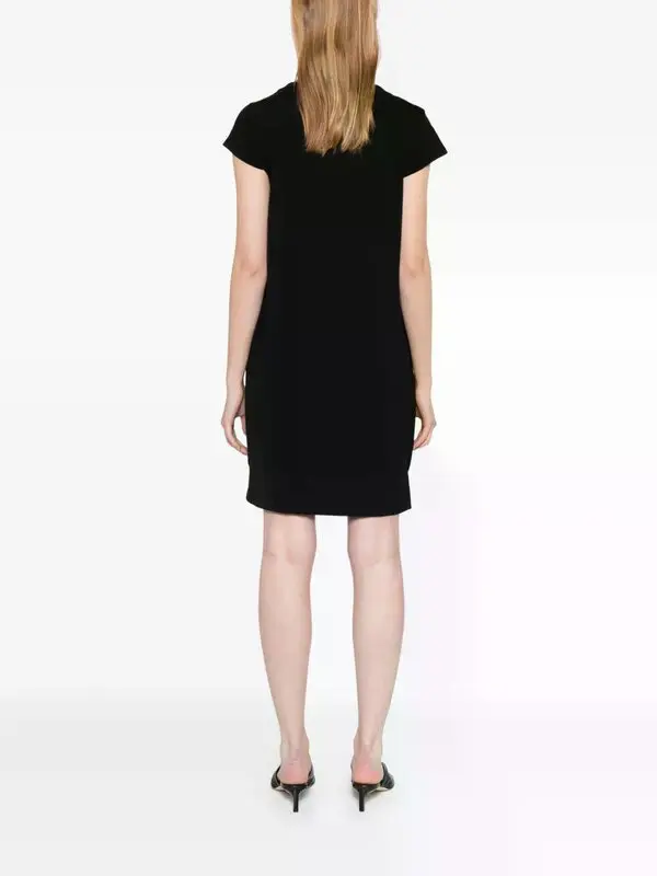 Liu Jo Logo-embellished Mini Dress - Black