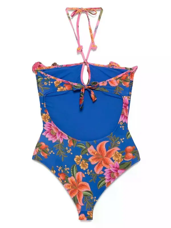 Farm Rio Floral Print One-piece