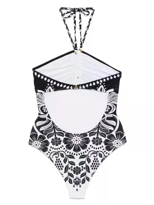 Farm Rio Flower Leopards One-piece
