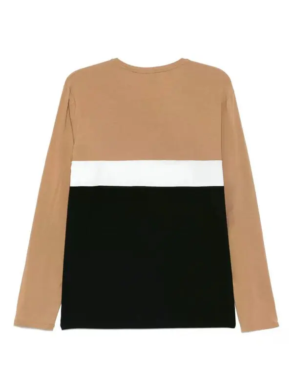 BOSS Logo-print Long-sleeves T-shirt