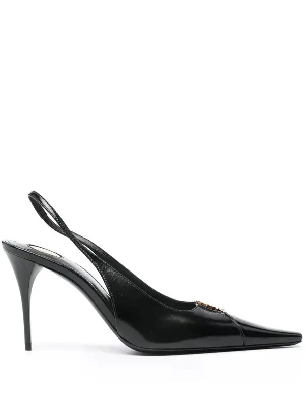 Saint Laurent Babylone Breteuil Pumps - Black