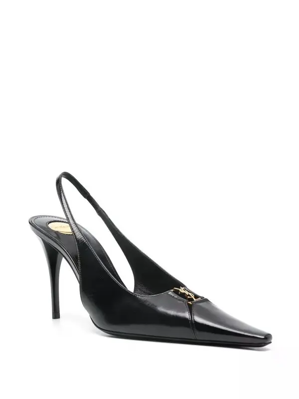Saint Laurent Babylone Breteuil Pumps - Black