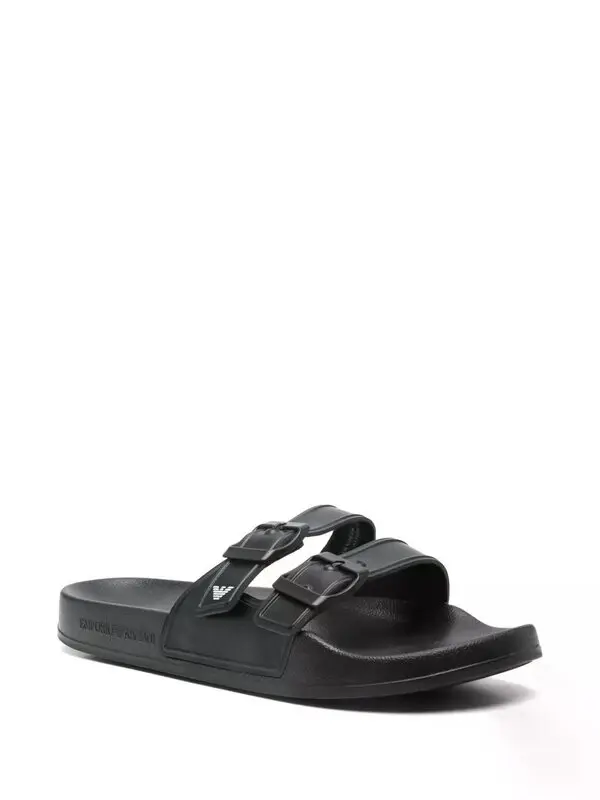 Emporio Armani Logo-print Slides