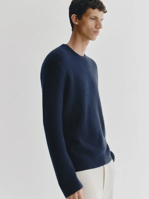 LISA YANG The Baxter Sweater - Navy