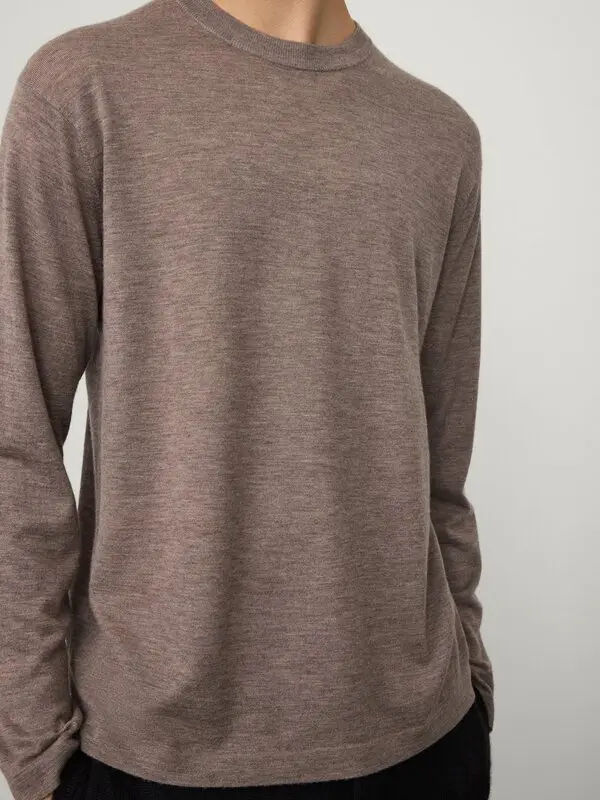 LISA YANG The Nathaniel Sweater - Deep Truffle