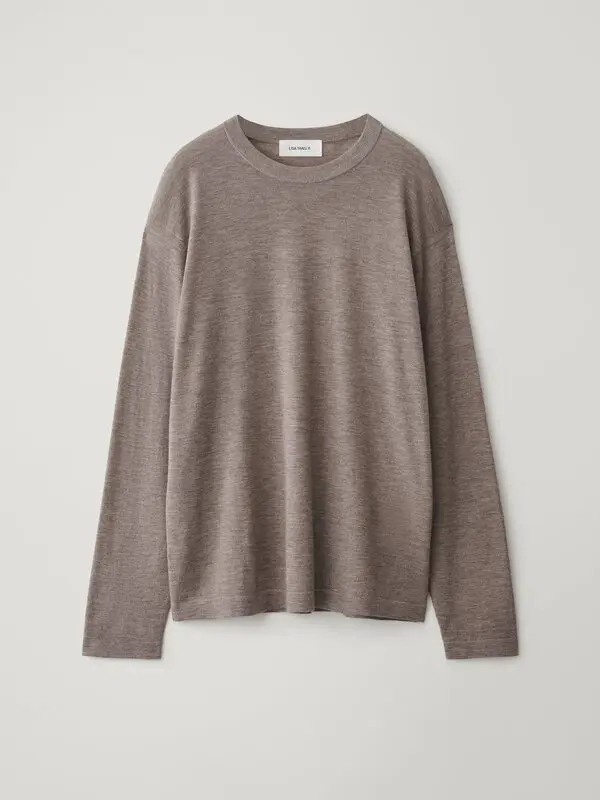 LISA YANG The Nathaniel Sweater - Deep Truffle