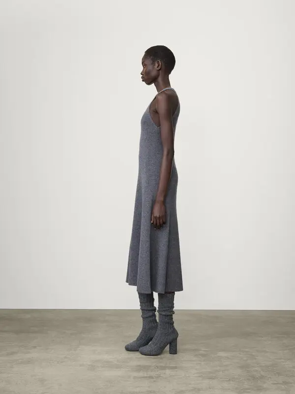 LISA YANG The Patricia Dress - Graphite