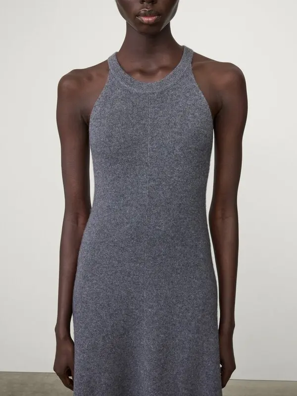 LISA YANG The Patricia Dress - Graphite