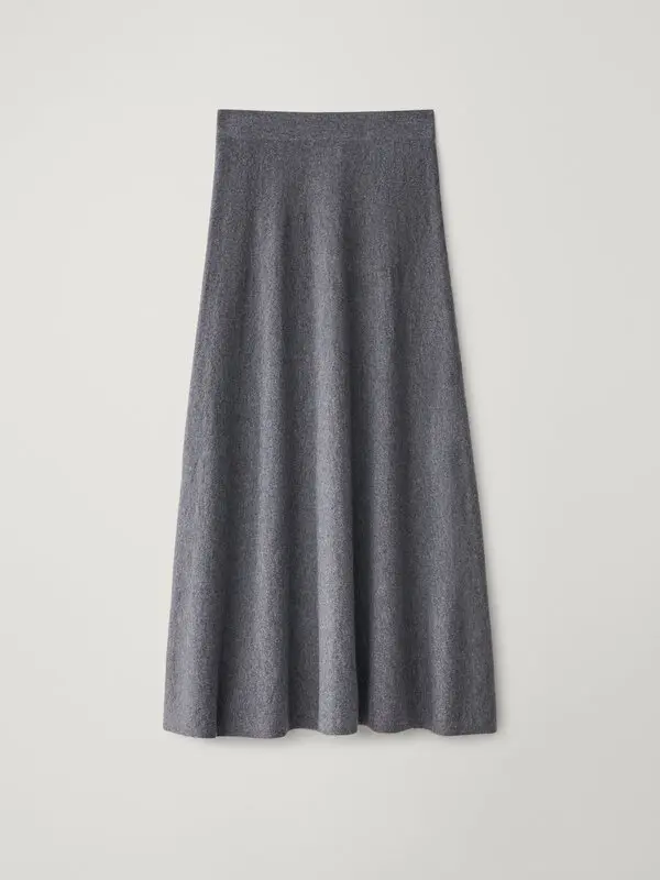 LISA YANG STORE The Torie Skirt - Graphite