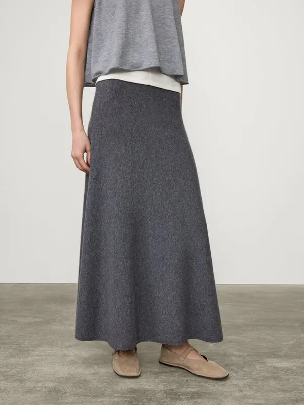 LISA YANG STORE The Torie Skirt - Graphite