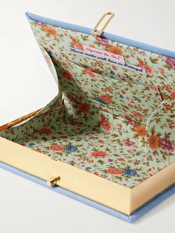 OLYMPIA LE-TAN Caviar Appliquéd Clutch
