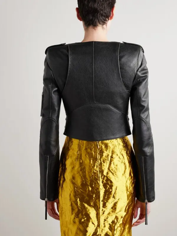 Gabriela Hearst Phanes Leather Jacket