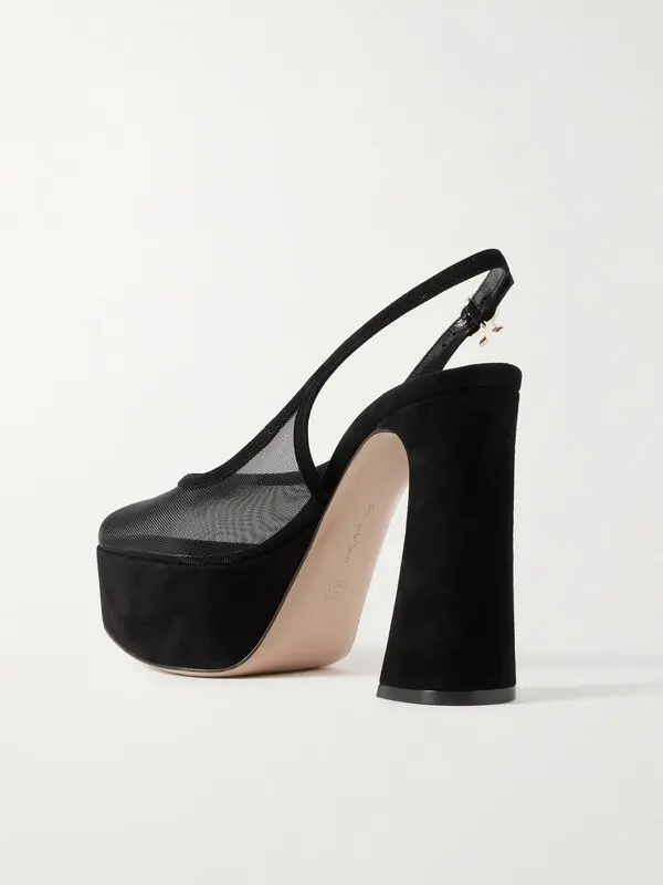 GIANVITO ROSSI Chopine 70 Platform Pumps