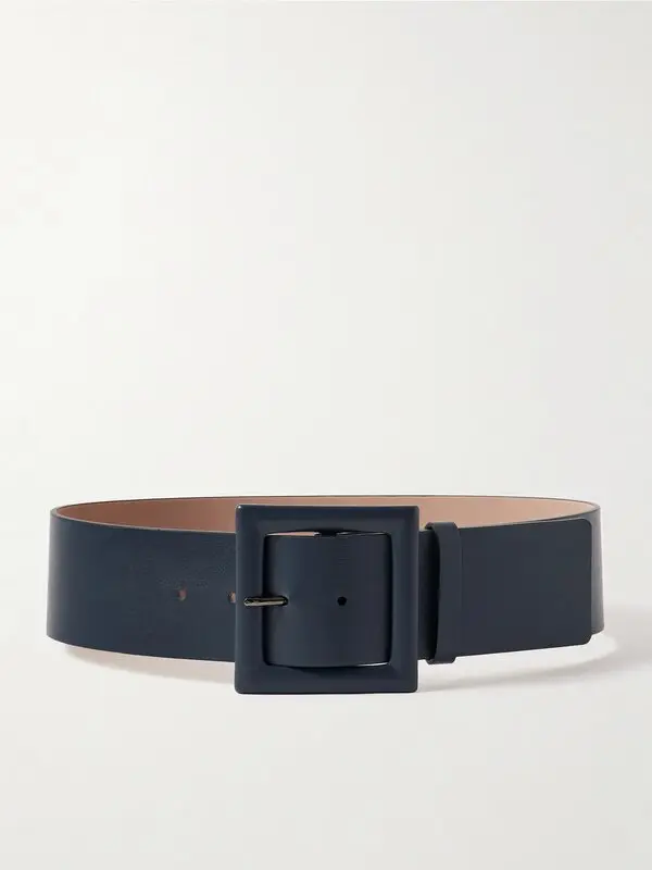 Carolina Herrera Icon Leather Belt - Blue