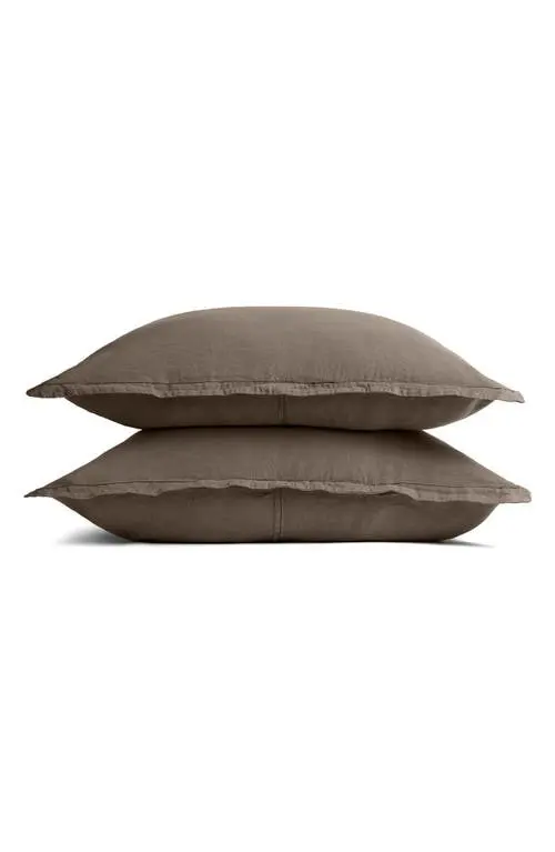 PARACHUTE Heirloom Pillow Shams - Warm Grey