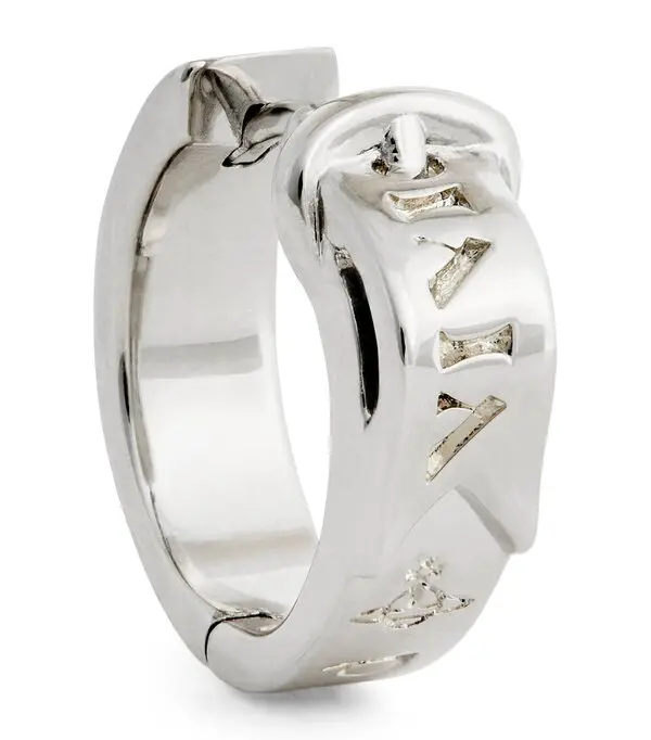 VIVIENNE WESTWOOD Bobby Single Hoop Earring - Silver