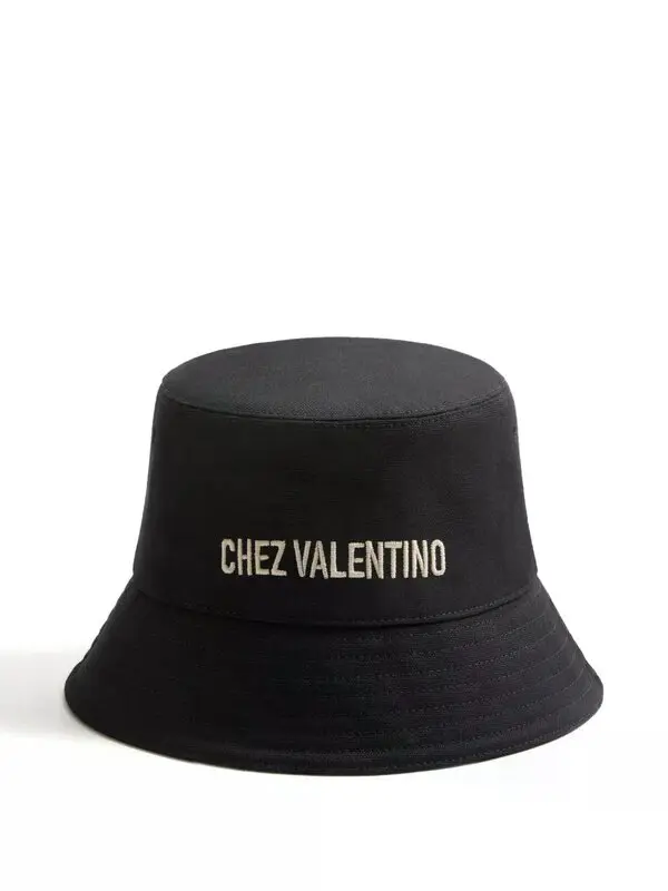 Valentino Garavani Chez Bucket Hat - Black