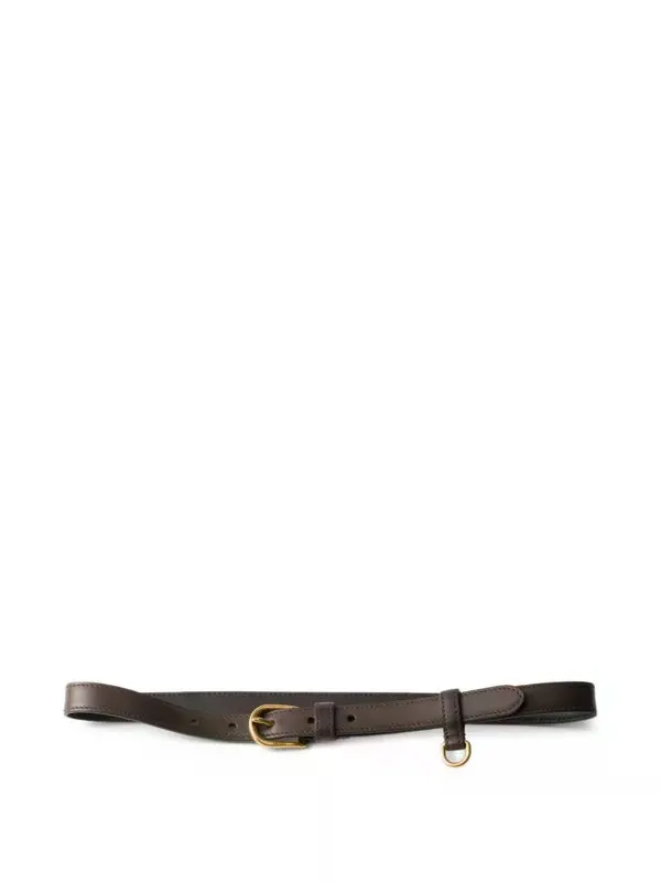 Prada Buckle-detail Leather Belt - Brown