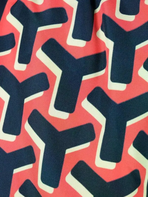 YES I AM Monogram-print Swim Shorts