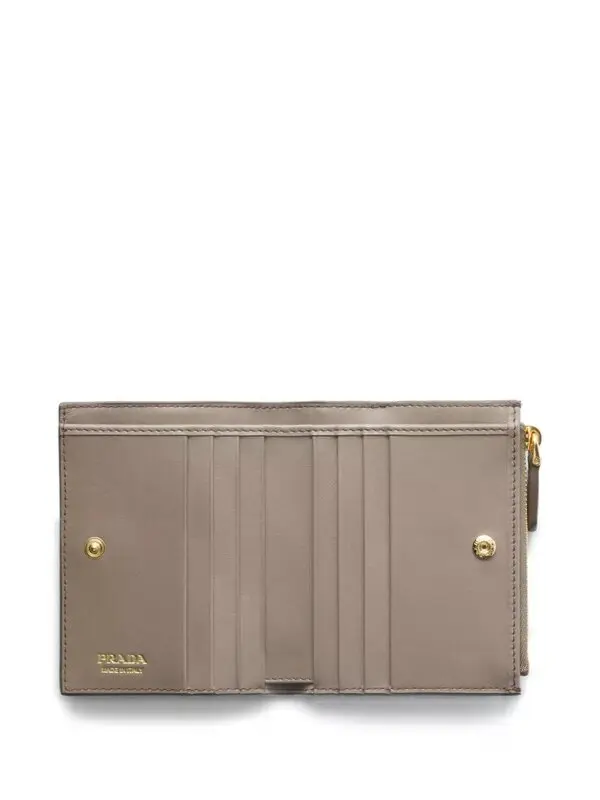 Prada Small Grained-leather Wallet