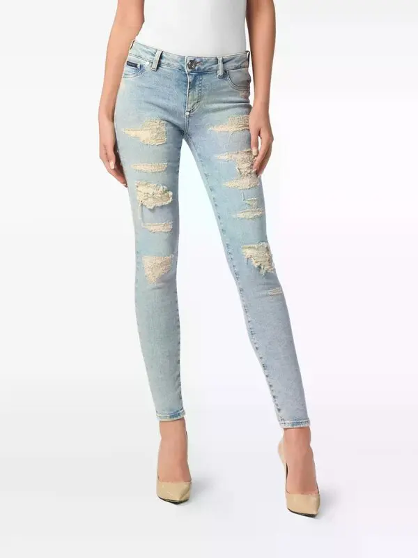 Philipp Plein High-waist Skinny Jeans