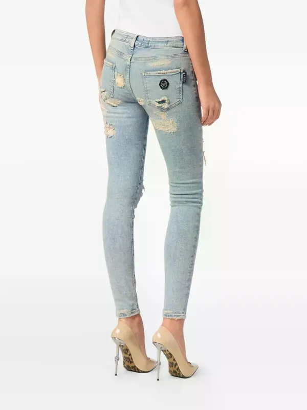 Philipp Plein High-waist Skinny Jeans