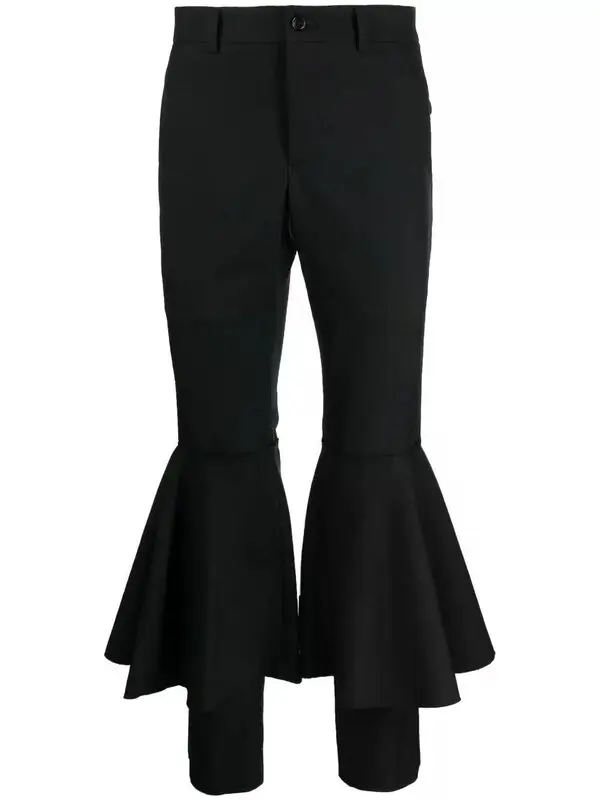 CDG Flared-leg Tailored Trousers