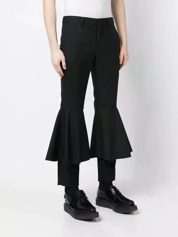 CDG Flared-leg Tailored Trousers