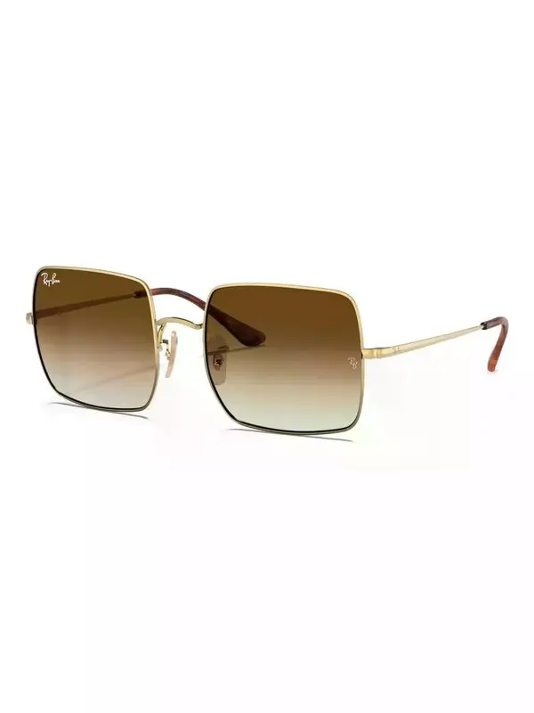 Ray-ban Square Frame Sunglasses - Gold