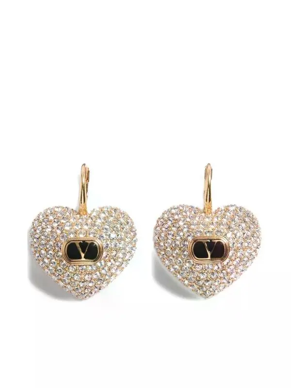 Valentino Garavani Couer Royal Earrings - Gold