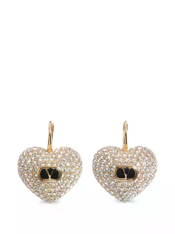 Valentino Garavani Coeur Royal Earrings - Gold