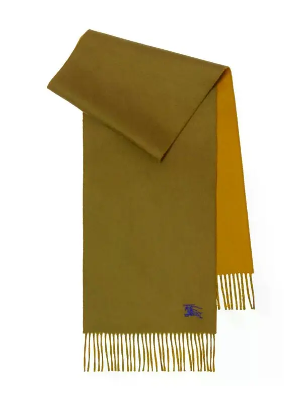 Burberry Reversible Cashmere Scarf - Green