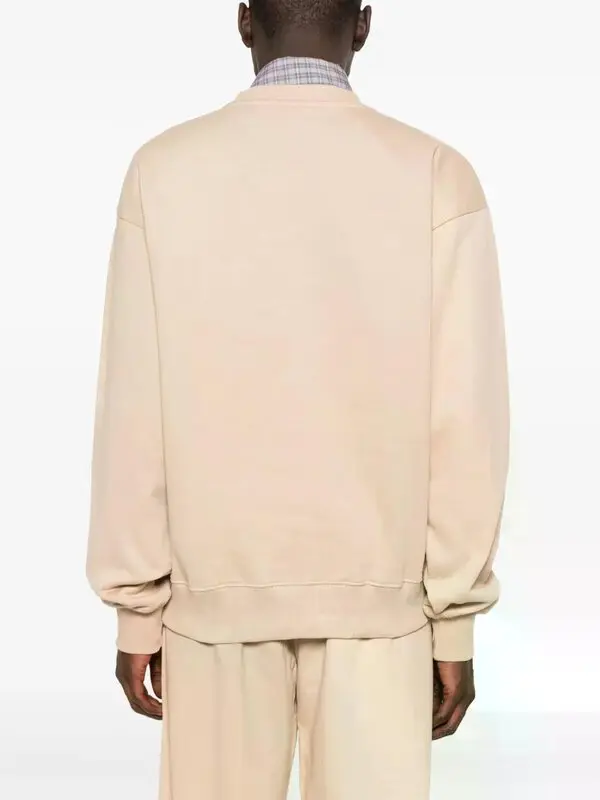 WALK IN PARIS Fleece Crew-neck Sweatshirt