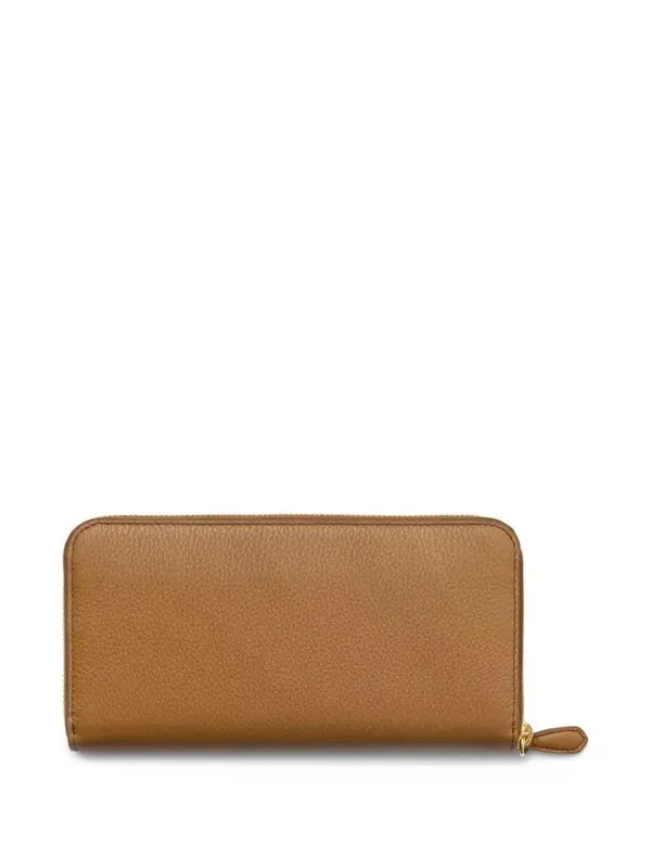 Prada Large Zip-around Wallet - Brown
