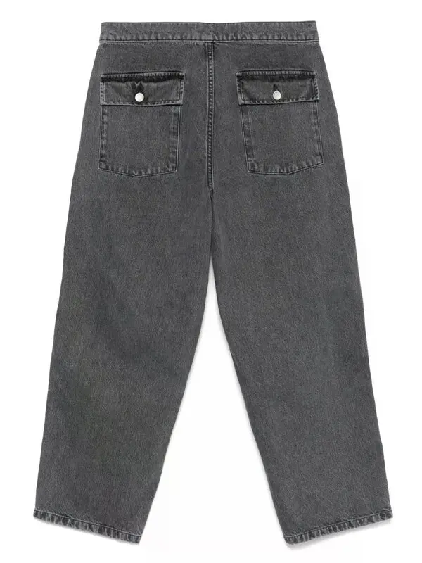 THE EDITOR Washed-effect Jeans