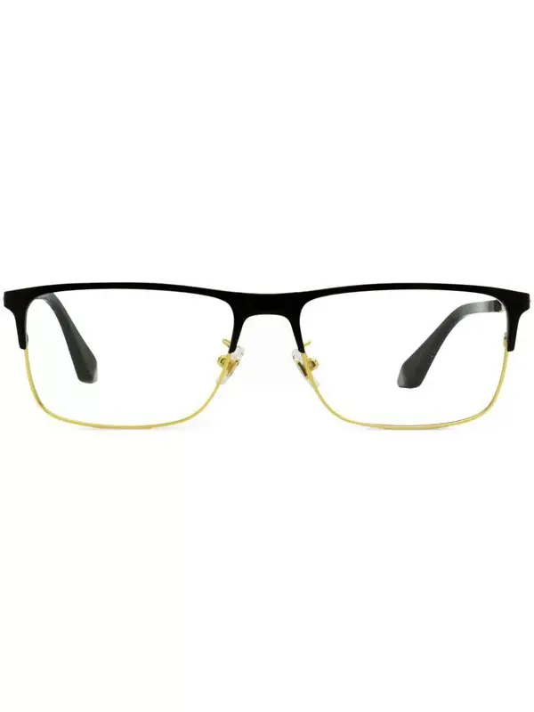LONGINES Rectangle-frame Optical Glasses - Black