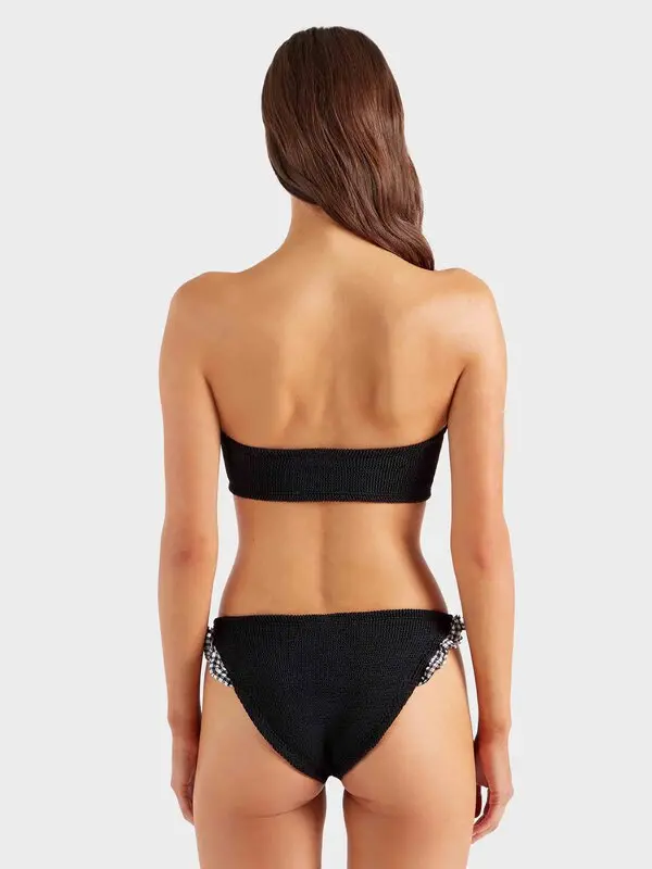 Hunza G The Jean Bikini - Black Gingham