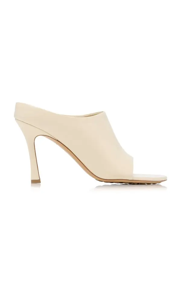 Bottega Veneta Cushion Lux Leather Mule Sandals