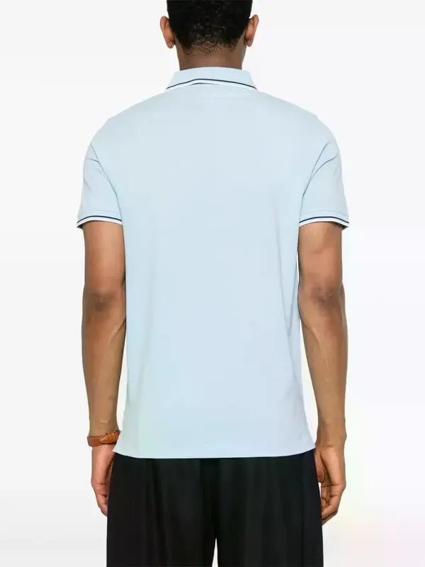 Gant Logo-appliqué Polo Shirt - Blue