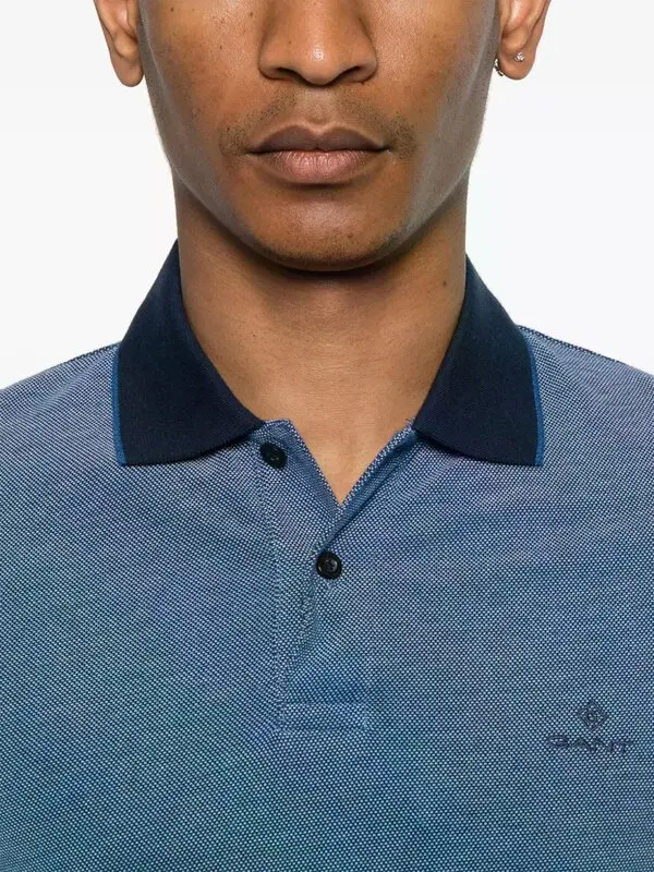 Gant Logo-embroidered Polo Shirt