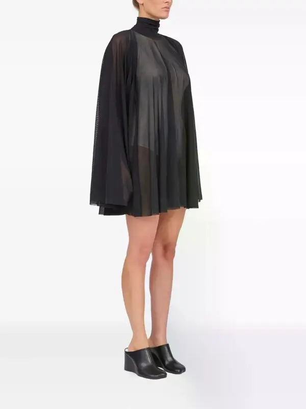 MAISON MARGIELA Semi-sheer Mini Dress