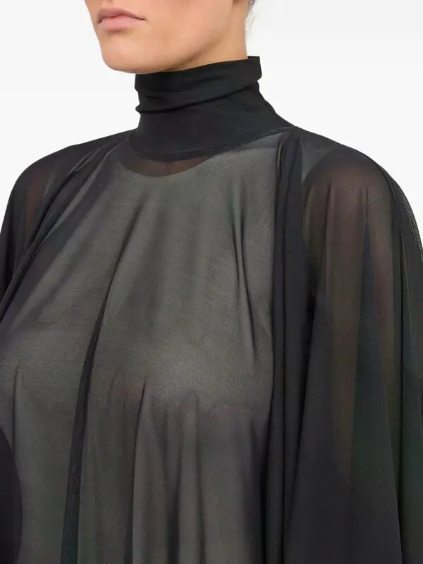 MAISON MARGIELA Semi-sheer Mini Dress