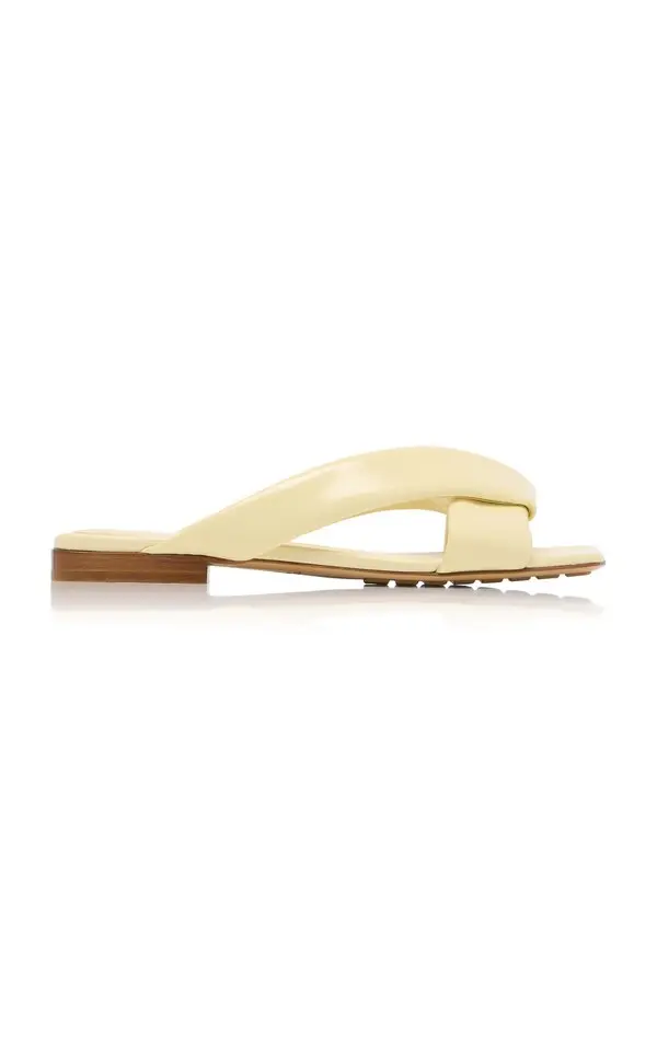 Bottega Veneta Cushion Lux" Leather Sandals