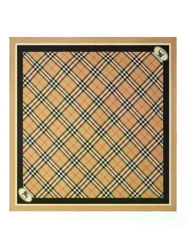 Burberry Vintage Check Scarf - Brown