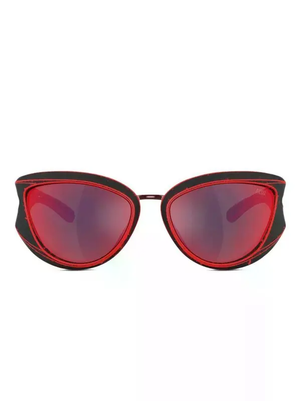 DIESEL® Butterfly-frame Sunglasses - Red