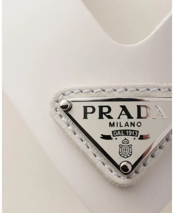 Prada Rubber Thong Sandals - Neutral