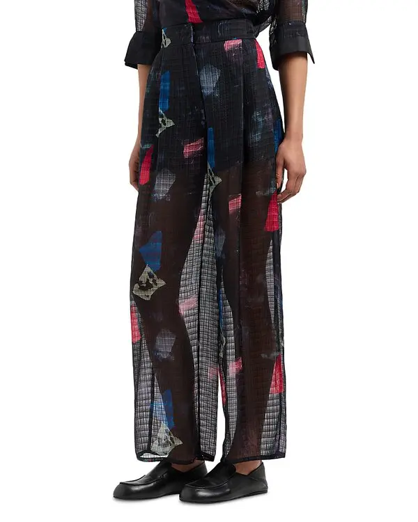 Emporio Armani Abstract Print Pants