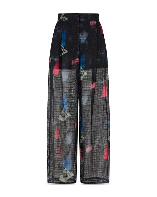 Emporio Armani Abstract Print Pants