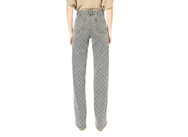 Gerard Darel Anna Printed Jeans - Charcoal